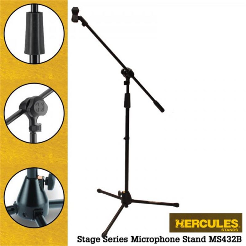 HERCULES MS432B ATRIL PARA MICROFONO - Casa Musical Delgado