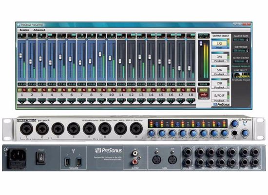 PRESONUS FIRESTUDIO PROJECT - INTERFACE FIREWIRE - Casa Musical Delgado